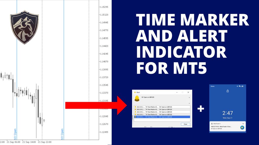 Time Marker and Alert Indicator for MT5 - Trading Heroes Store